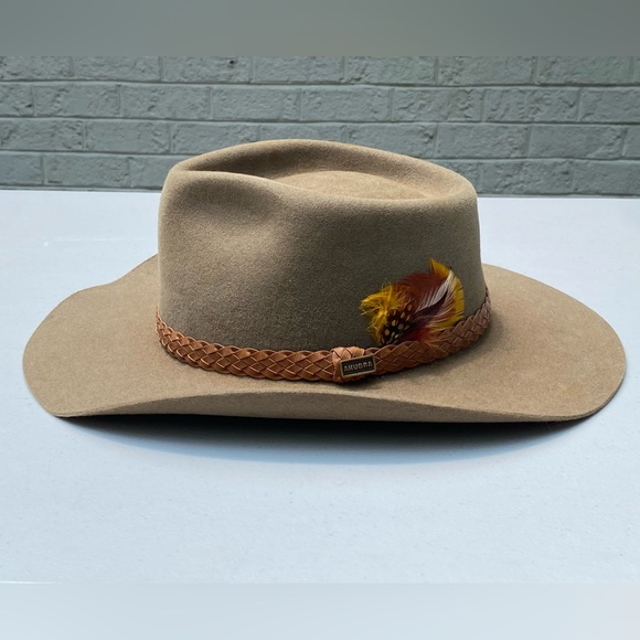 Akubra | Accessories | Mens Akubra Australian Fur Felt Tan Western ...